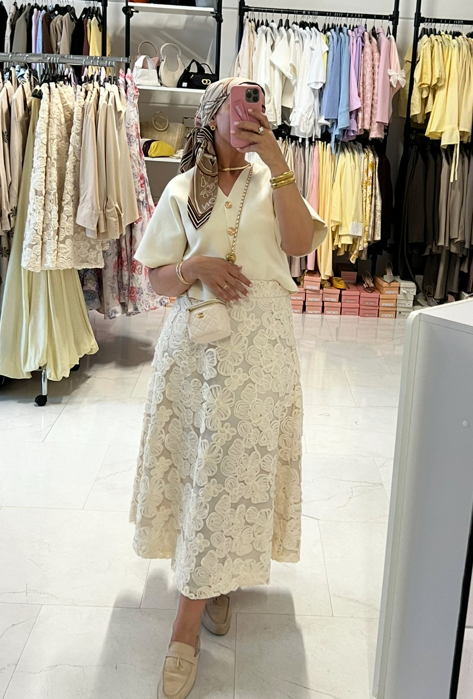ELSA SKIRT ECRU – Hanora Fashion