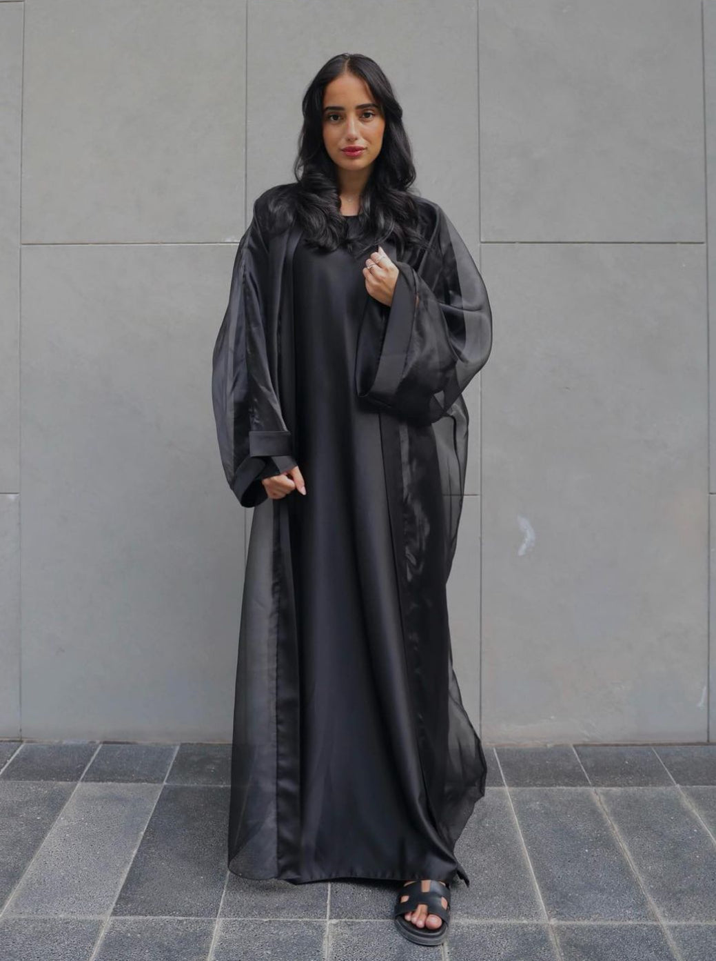 Yamal abaya set black – Hanora Fashion
