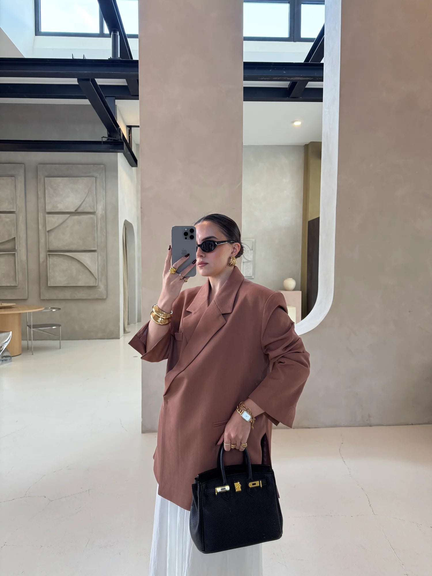 SANDRA BLAZER TERRACOTTA – Hanora Fashion