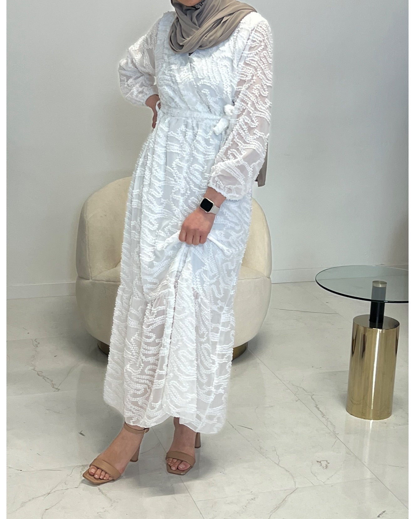 ANNA DRESS WHITE – Hanora Fashion